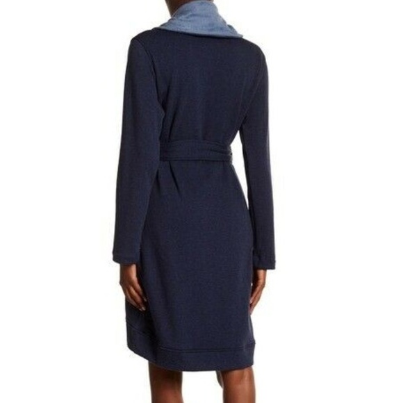 UGG | Intimates & Sleepwear | Ugg Large Robe Women Navy Blue Fleece ...